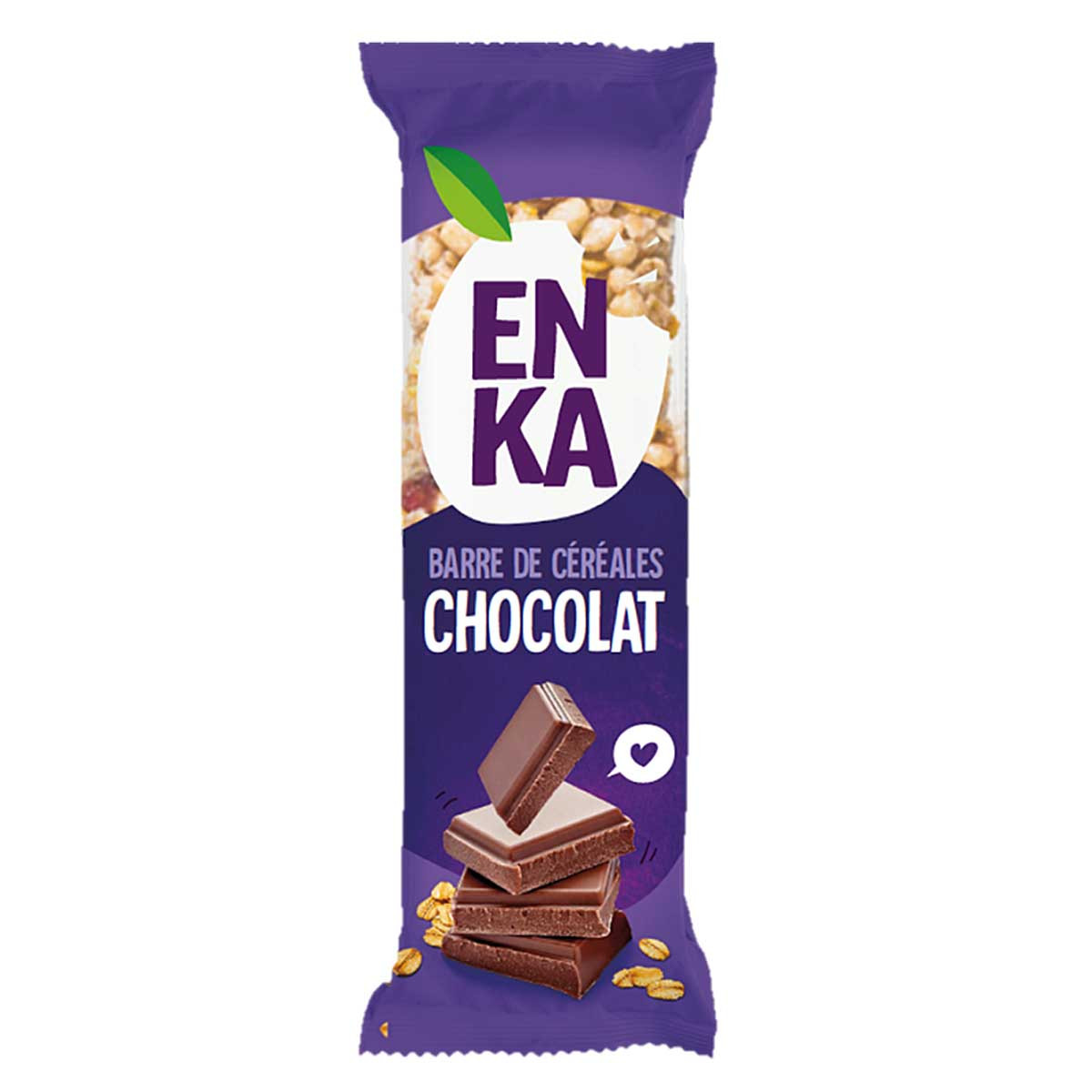 Enka Barre de Céréales Chocolat - Boite distributrice de 20 barres