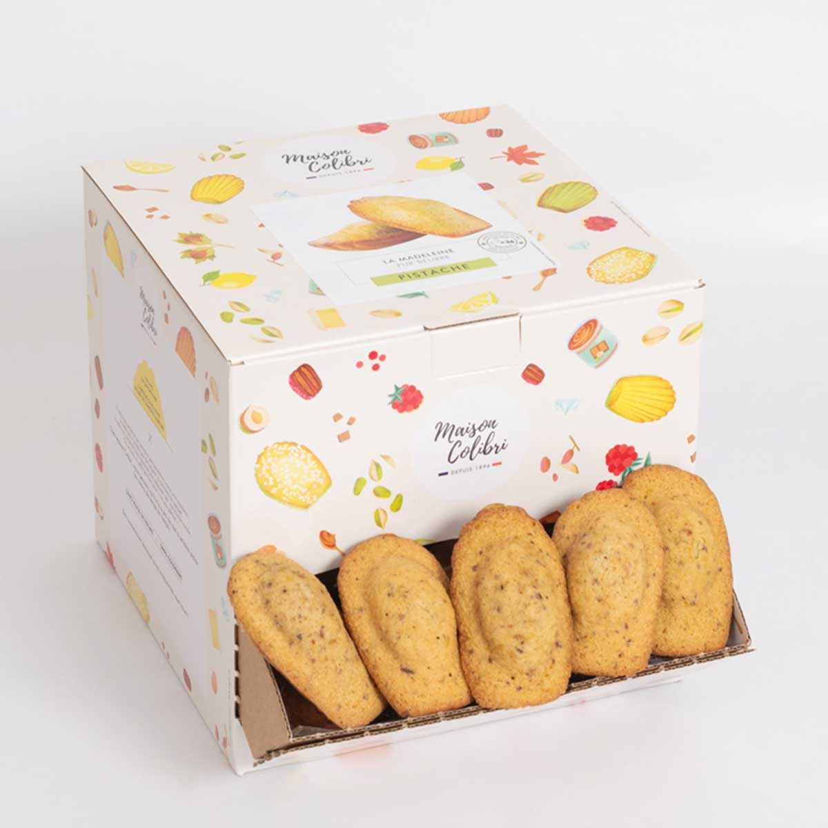 Madeleine Pistache Maison Colibri Pur Beurre - 72 madeleines