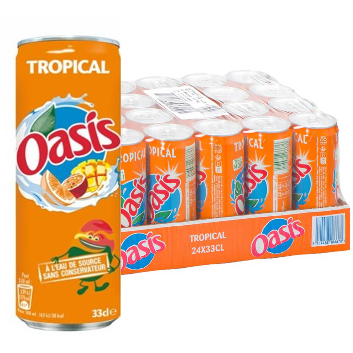 Oasis Tropical Jus de Fruits 50 cl par 12 : Achat en Ligne - Coffee ...