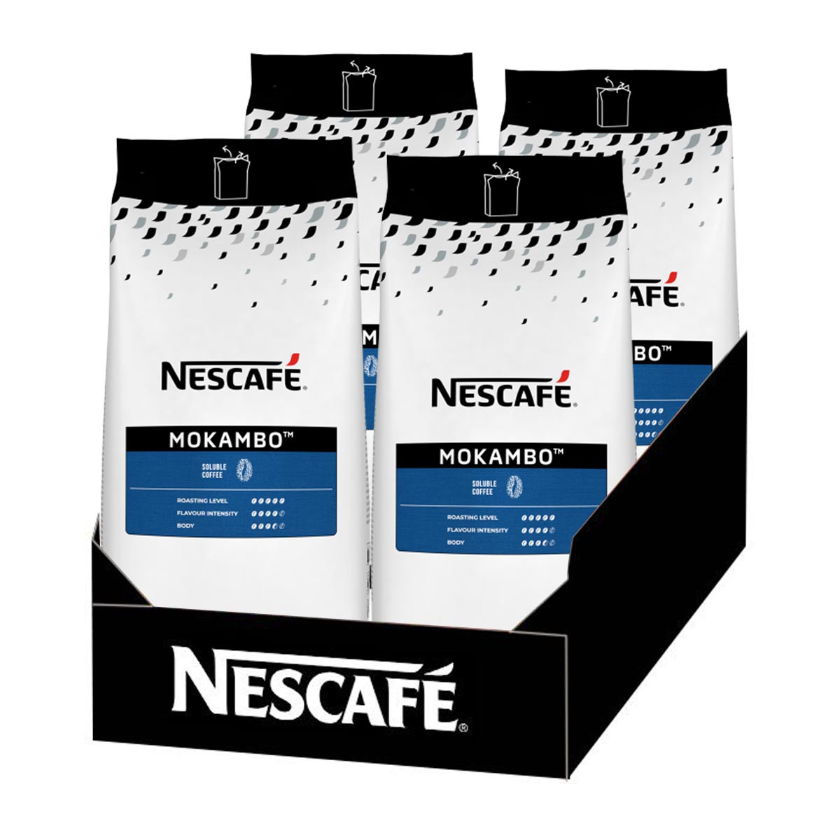 Nescafé Mokambo Tradicion Café Soluble Compatible Vending - 4 x 500g