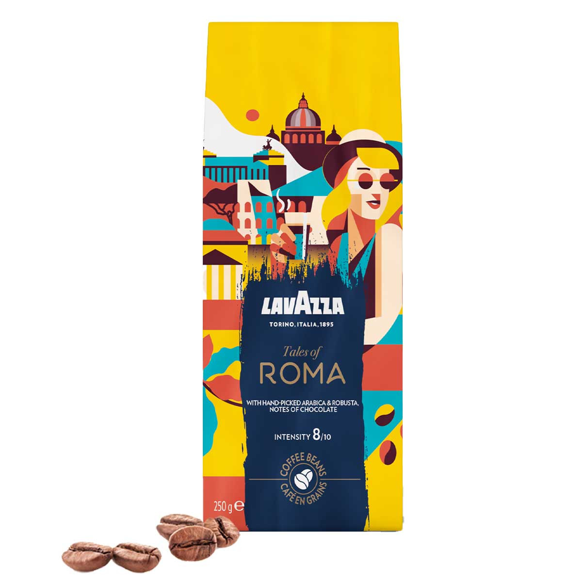 Café en Grains Lavazza Tales of Roma - 250 gr
