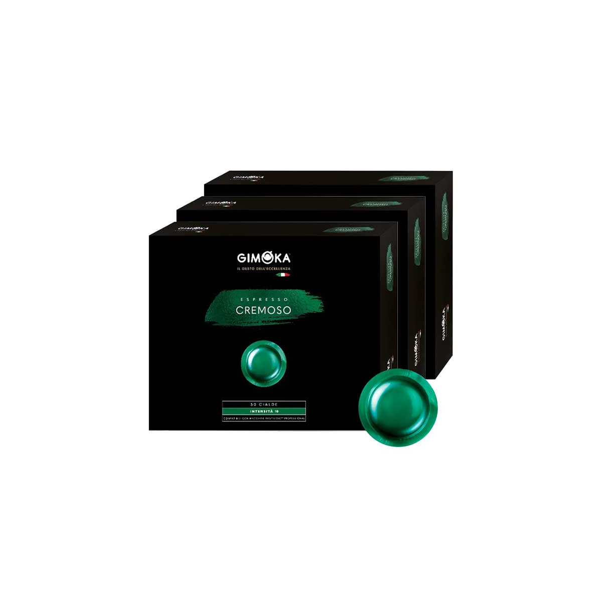 Capsule Nespresso PRO Compatible Gimoka Cremoso - 3 boites - 150 capsuless