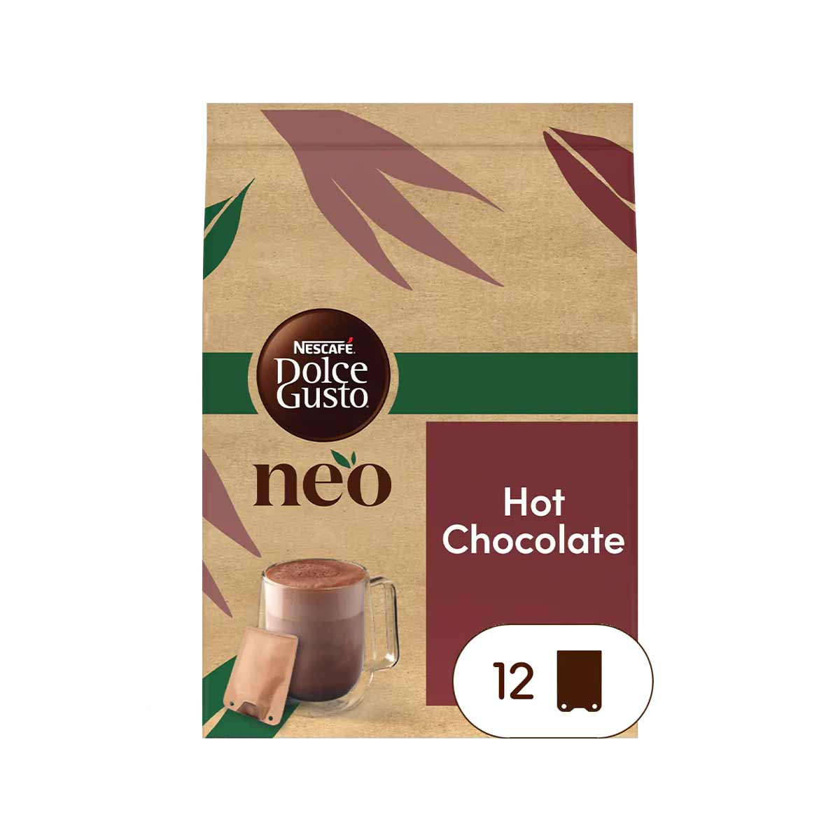 Dosettes Nescafé Dolce Gusto NEO Hot Chocolate - 5 boîtes - 60 sachets