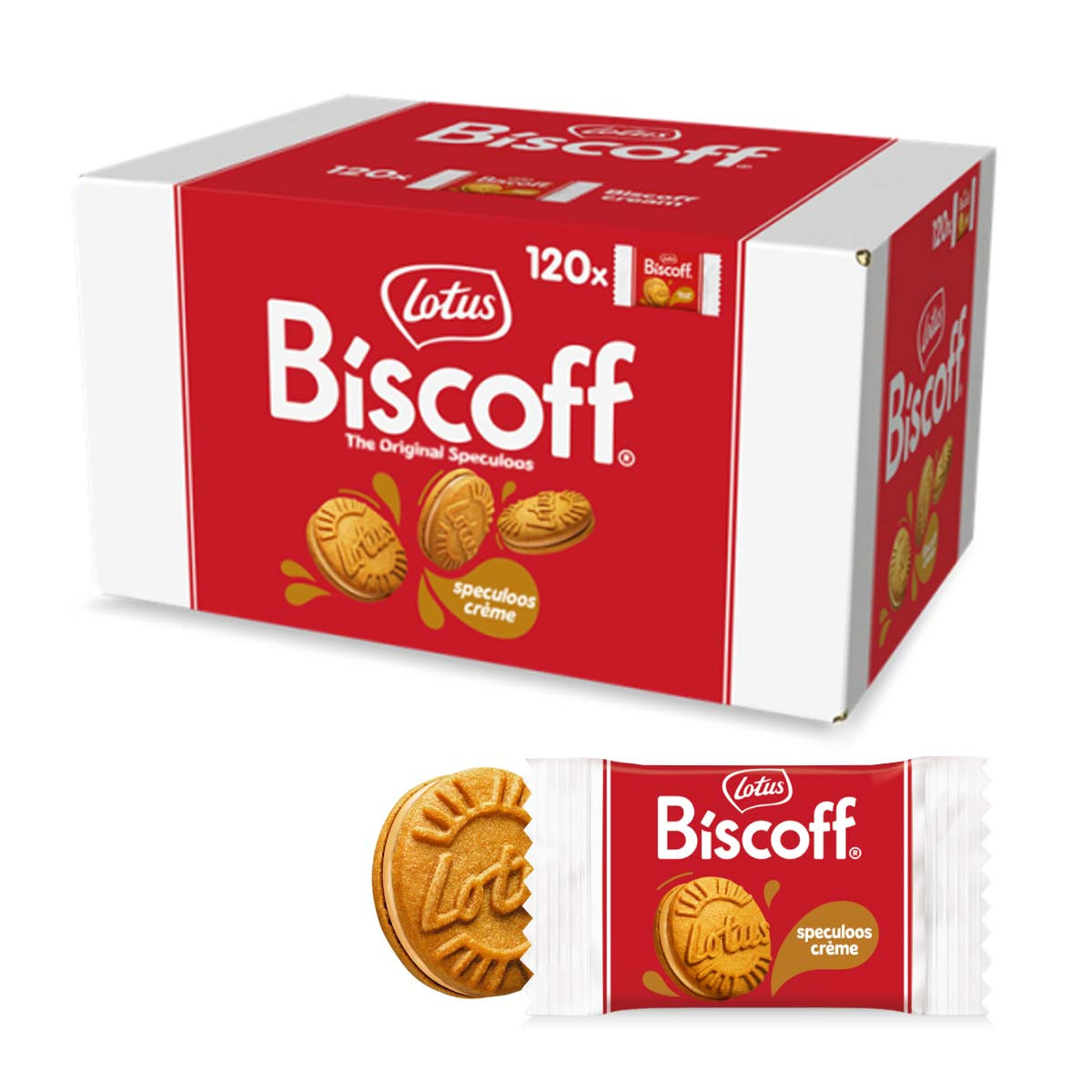Spéculoos emballés individuellement en vrac – Lotus Biscoff & autres