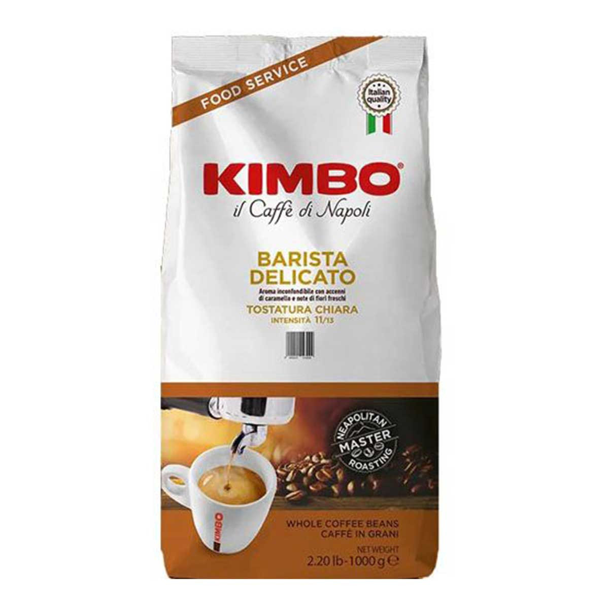 Café en Grains Kimbo Barista Delicato - 1 Kg