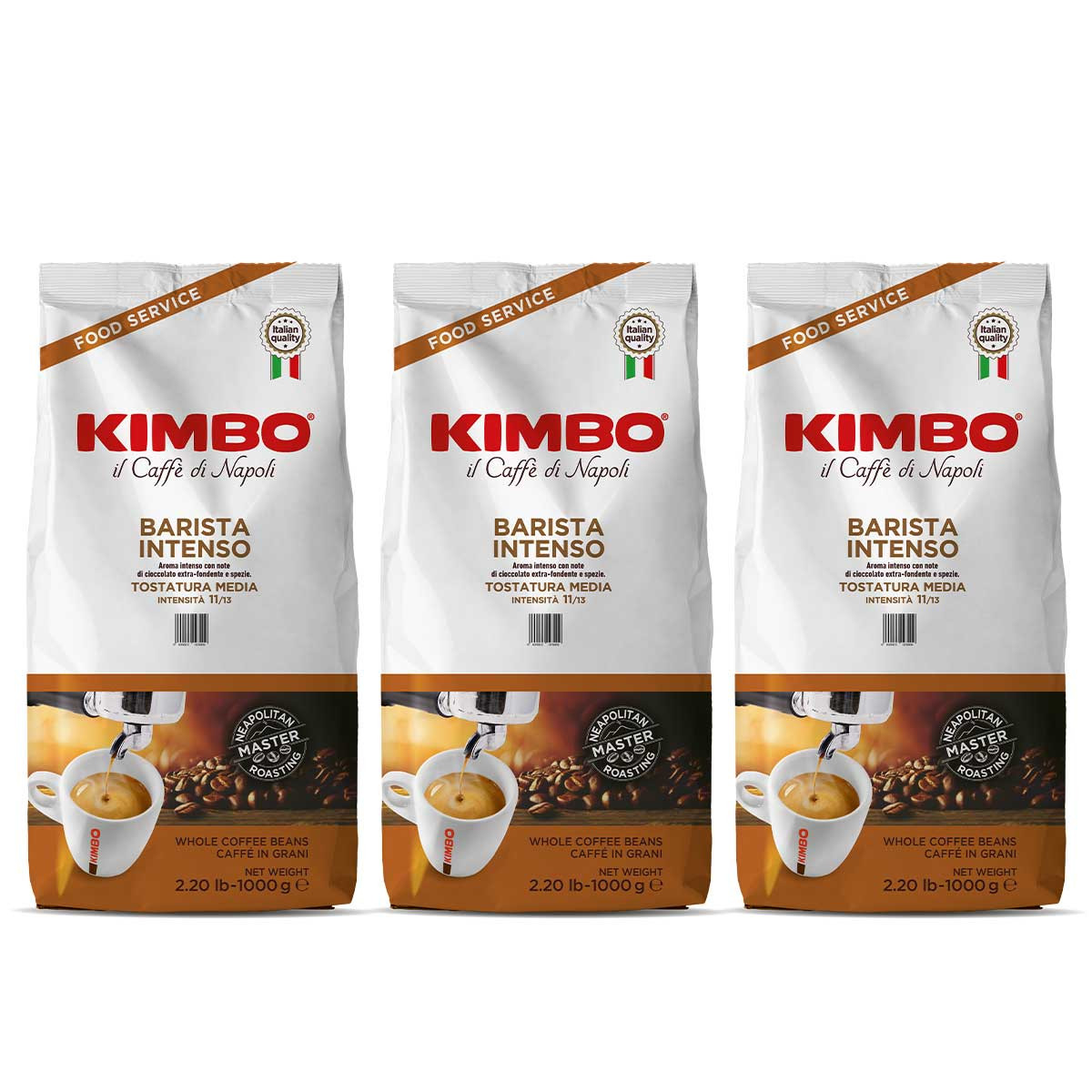 Kimbo : café italien en grain ou moulu - Coffee Webstore