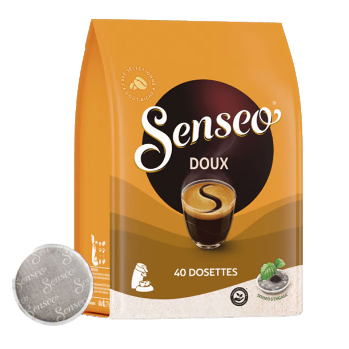 Dosette Senseo Pack Indispensable - 4 paquets - 160 dosettes