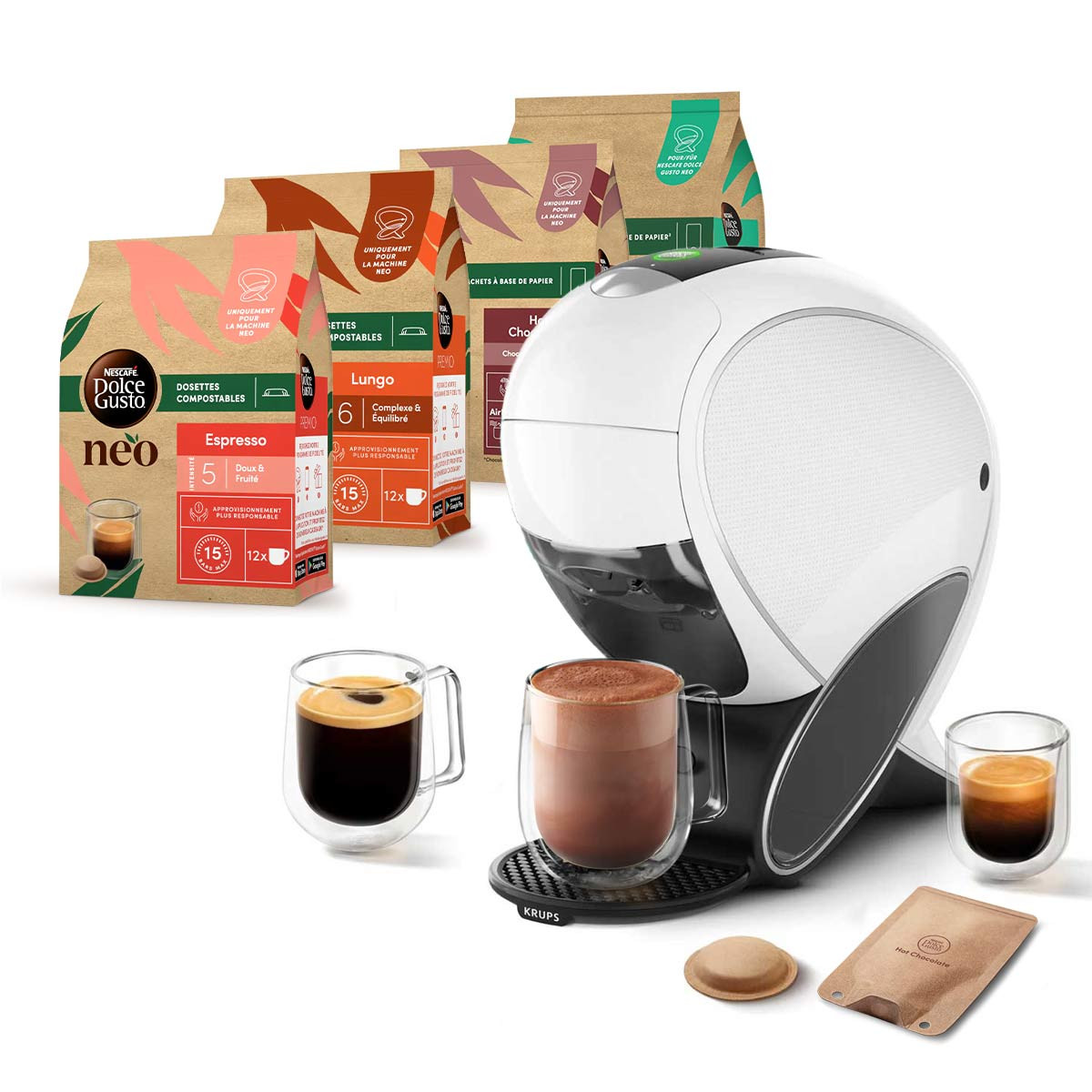Pack découverte café - Dosettes Nescafé Dolce Gusto NEO - 4 boîtes - 48 ...