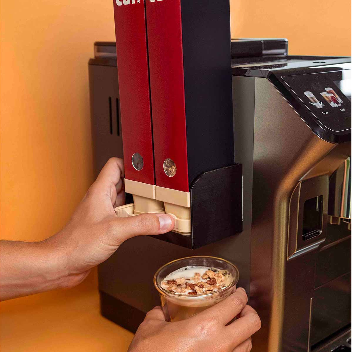 Brisures de Noisettes Caramélisées FISAPAC - 1 cartouche de topping