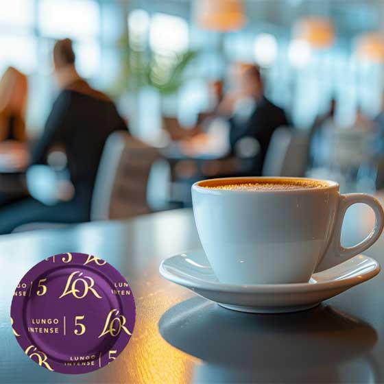 Capsule Nespresso Pro Compatible L'Or Lungo Intense 50 capsules ...